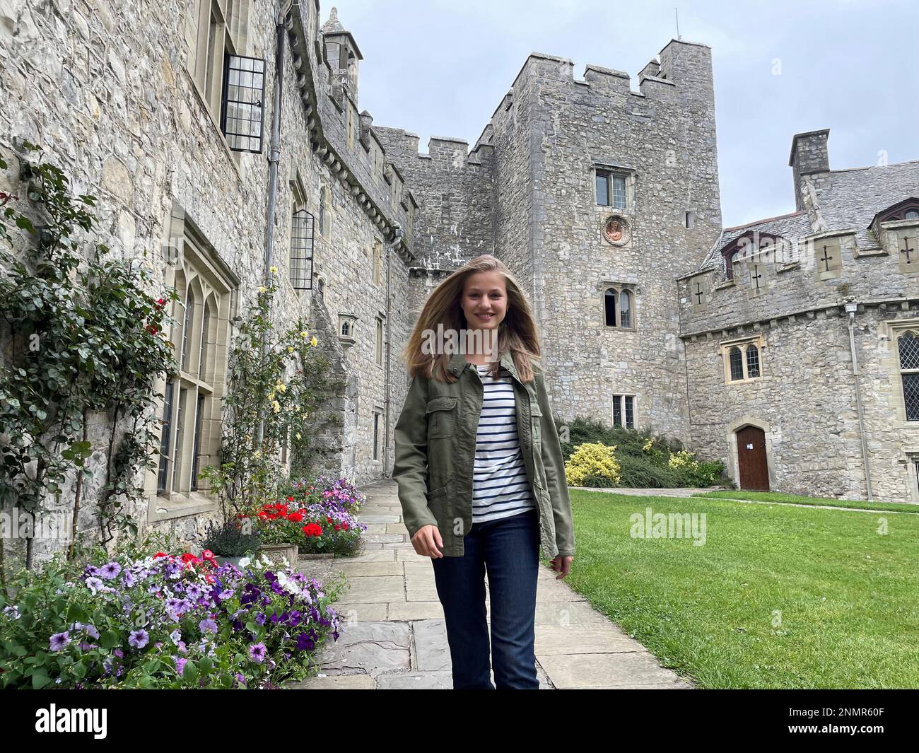Princess Eleanor at the castle that houses UWC Atlantic College, on 30 ...