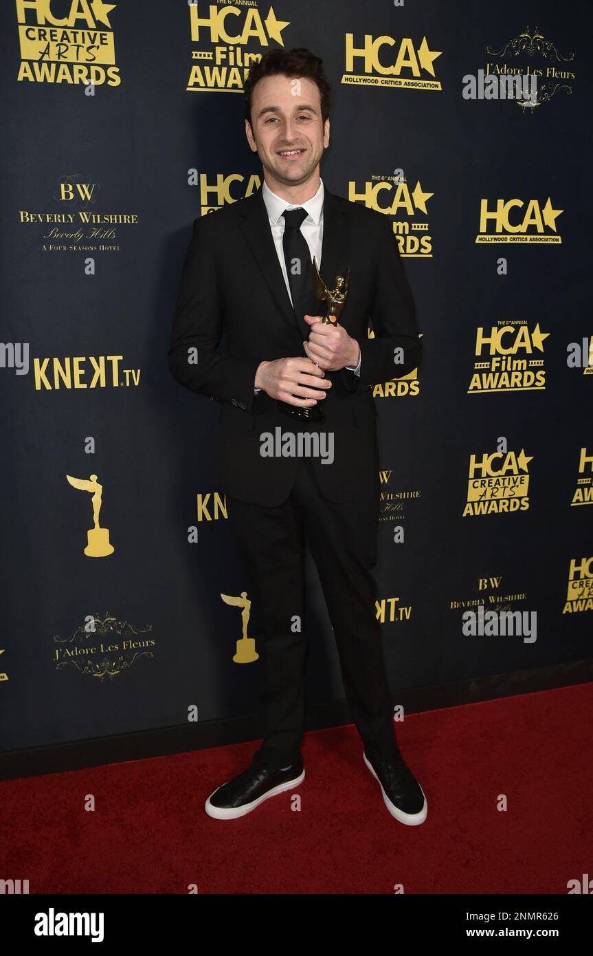 Justin Hurwitz arrives at the Hollywood Critics Association Film Awards ...