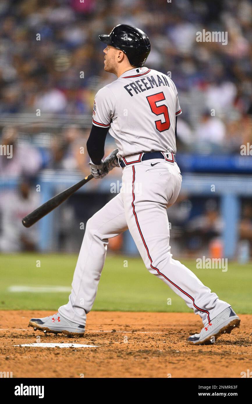 LOS ANGELES, CA - AUGUST 30: Atlanta Braves first baseman Freddie ...