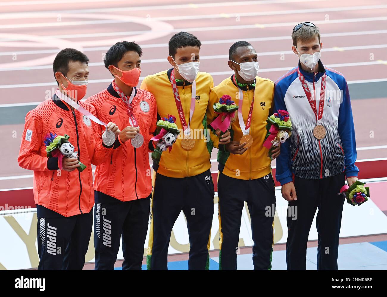 (L-R) WADA Shinya of Japan, JACQUES Yeltsin of Brazil and RUDAKOV Fedor ...
