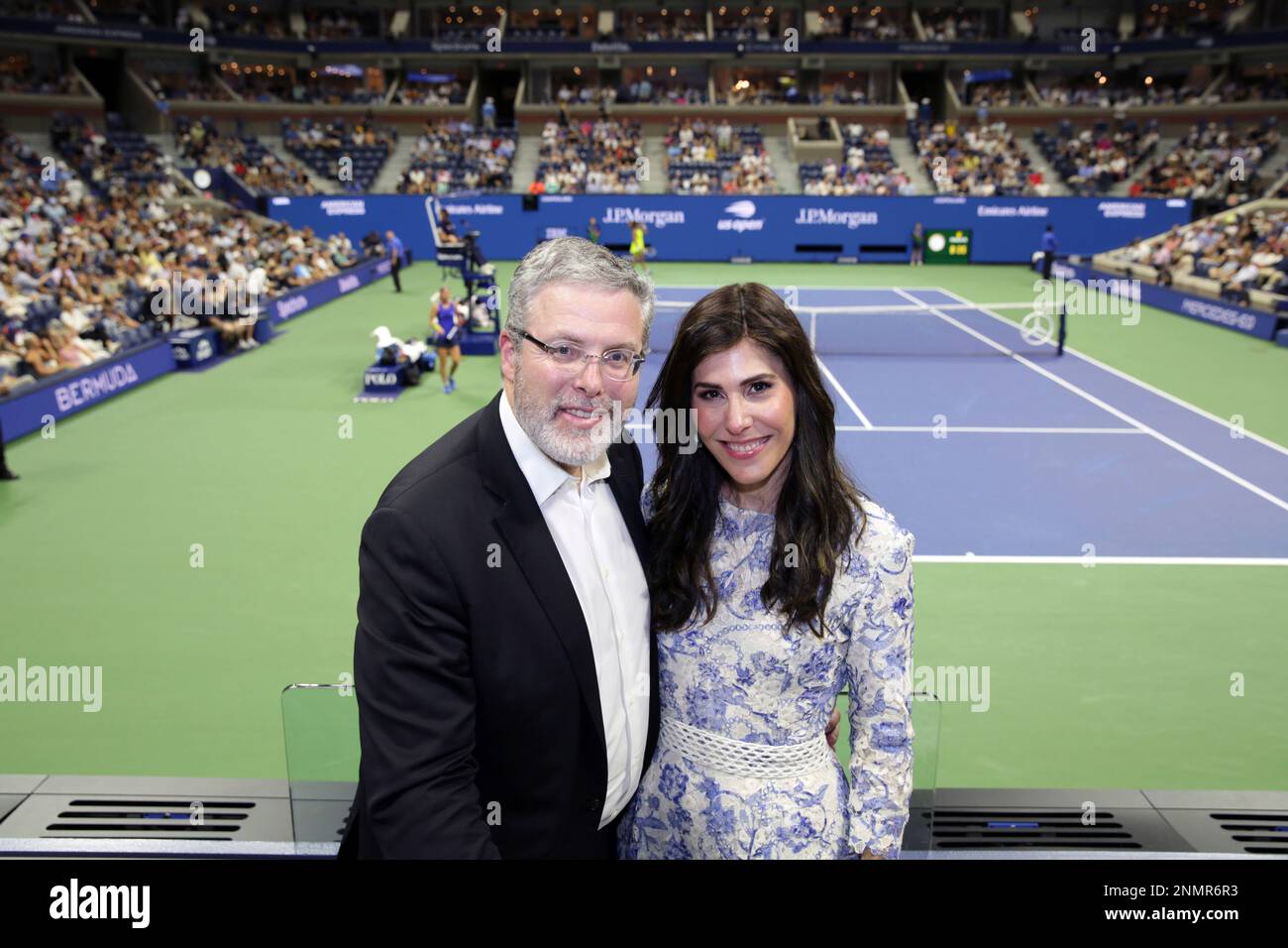 Y. David Scharf and Cheryl Scharf at the USTA Foundation Gala at the ...