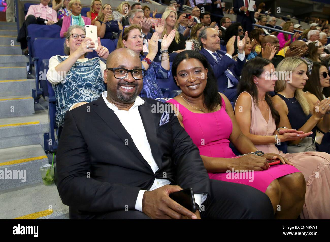 Guests at the USTA Foundation Gala at the 2021 US Open, Monday Aug. 30 ...