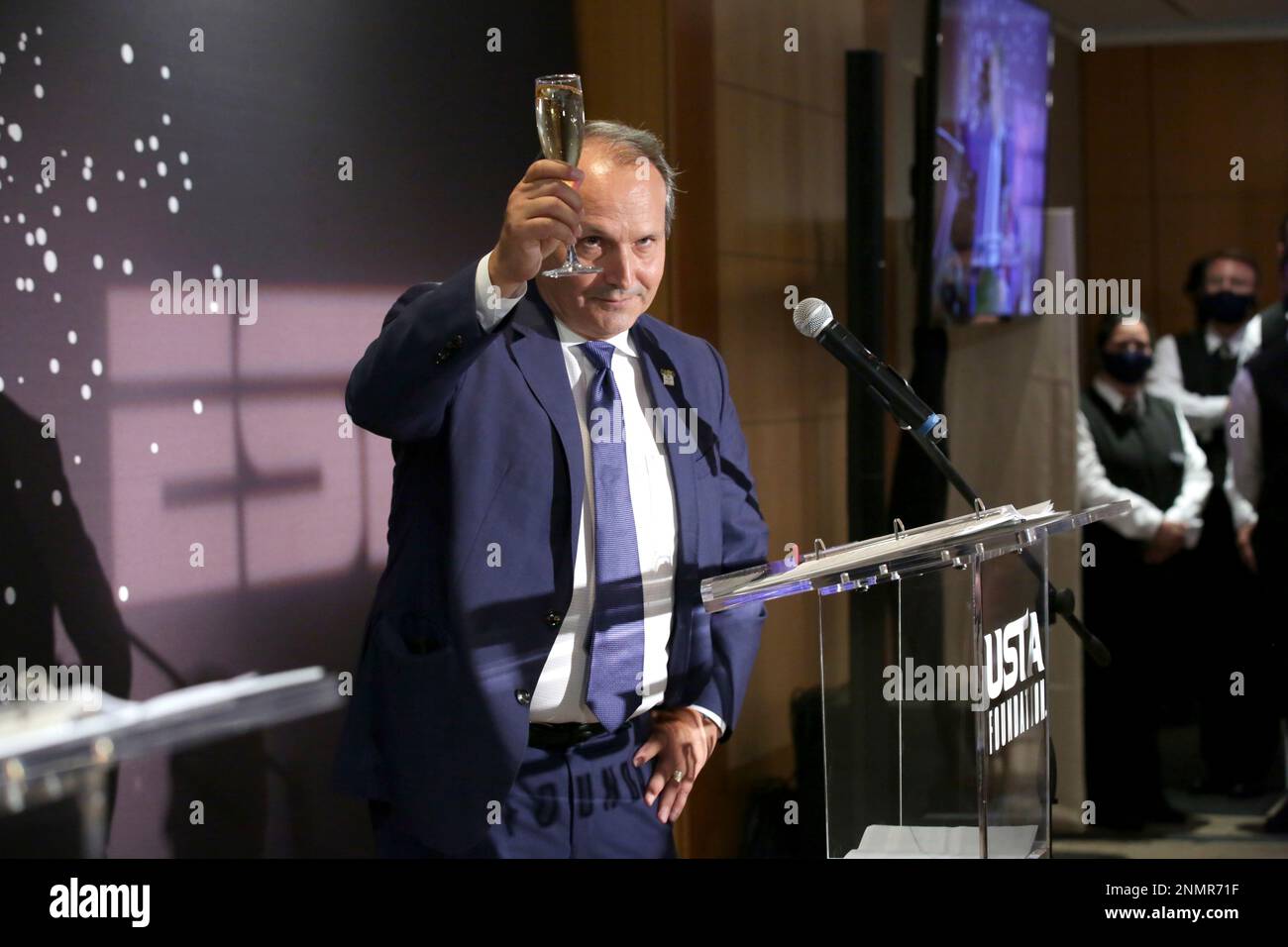 Guests at the USTA Foundation Gala at the 2021 US Open, Monday Aug. 30 ...