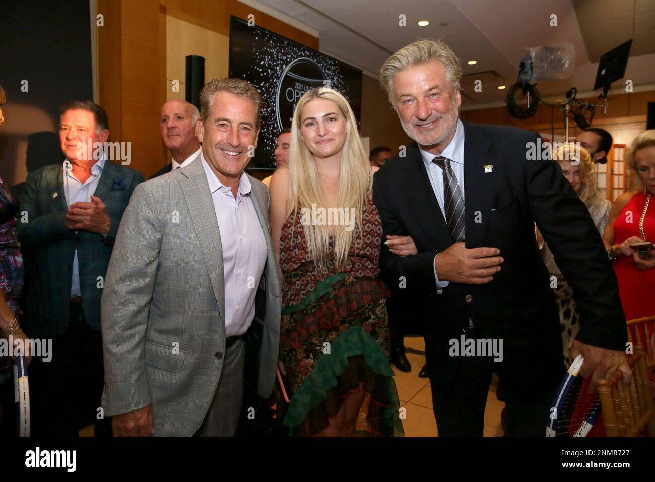 Alec Baldwin and guests at the USTA Foundation Gala at the 2021 US Open ...