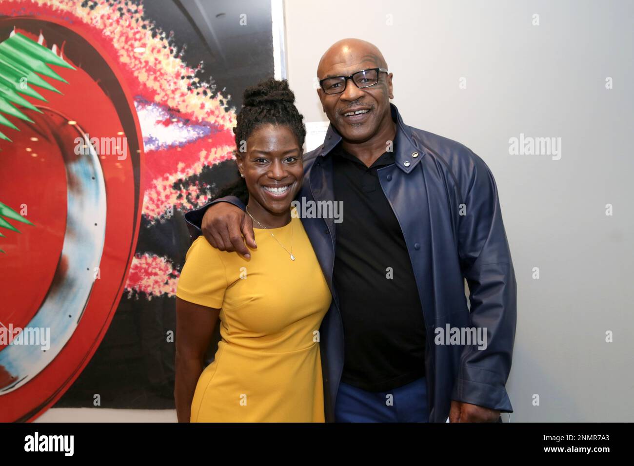 Mike Tyson and guest at the USTA Foundation Gala at the 2021 US Open ...