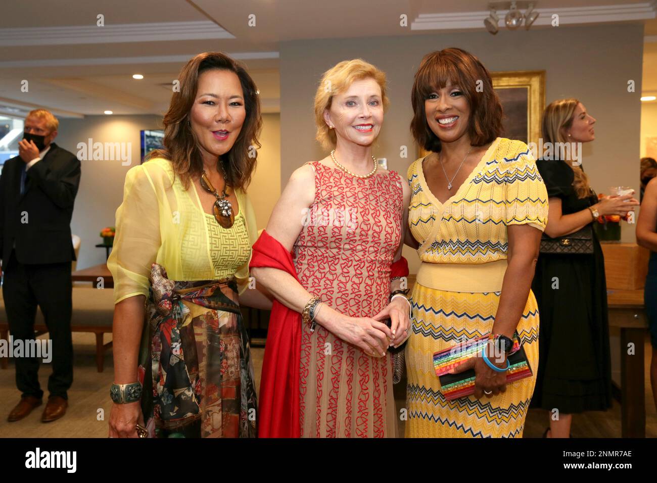 Gayle King and guest at the USTA Foundation Gala at the 2021 US Open ...
