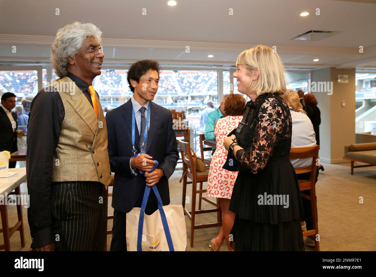 Guests at the USTA Foundation Gala at the 2021 US Open, Monday Aug. 30 ...