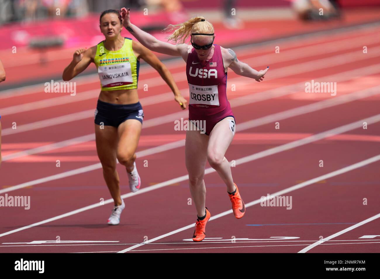 August 31, 2021: Kym Crosby from USA at 100m during athletics at the ...