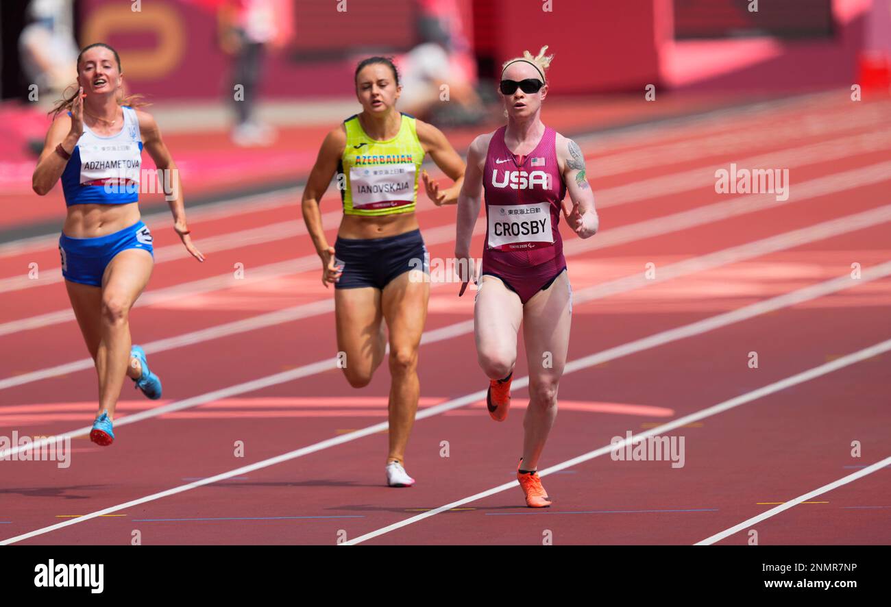 August 31, 2021: Kym Crosby from USA at 100m during athletics at the ...