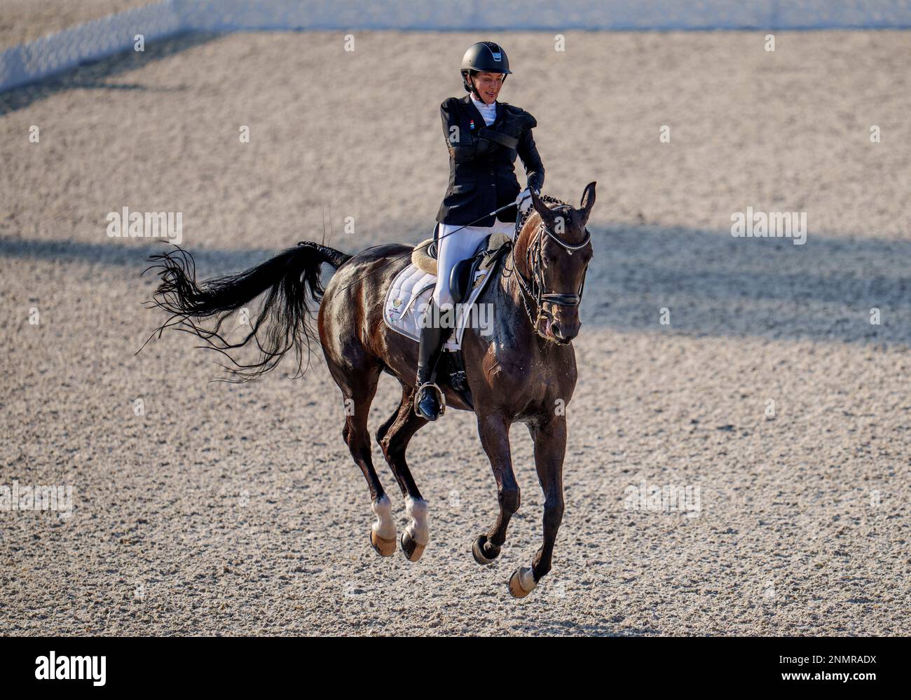South Africa's Philippa Johnson-Dwyer competes on Just In Time in the ...