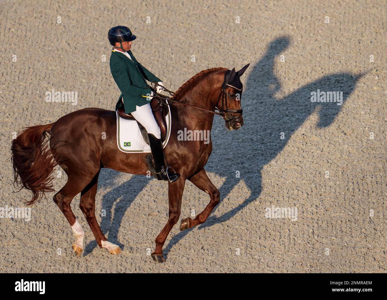 Brazil's Rodolpho Riskalla competes on Don Henrico in the Dressage ...