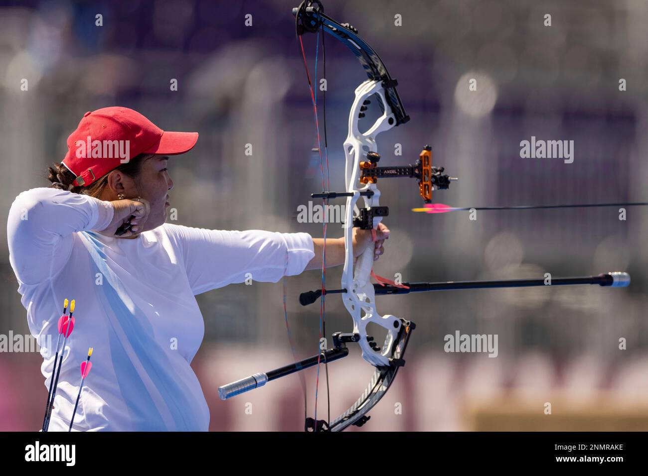 Stepanida Artakhinova of the Russian Paralympic Committee competes in ...