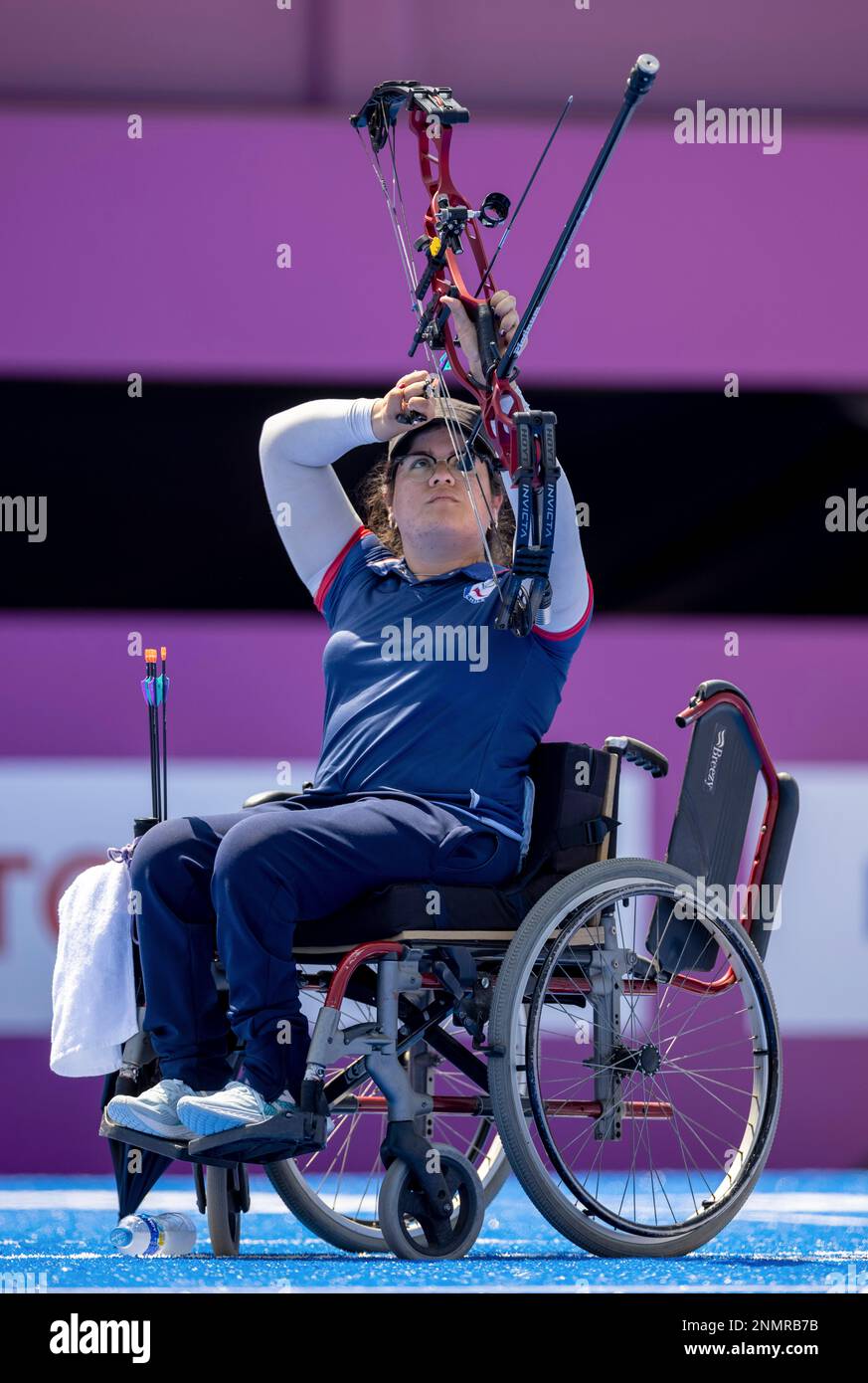 Mariana Elena Adelina Zuniga Varela of Chile competes in the Women's ...