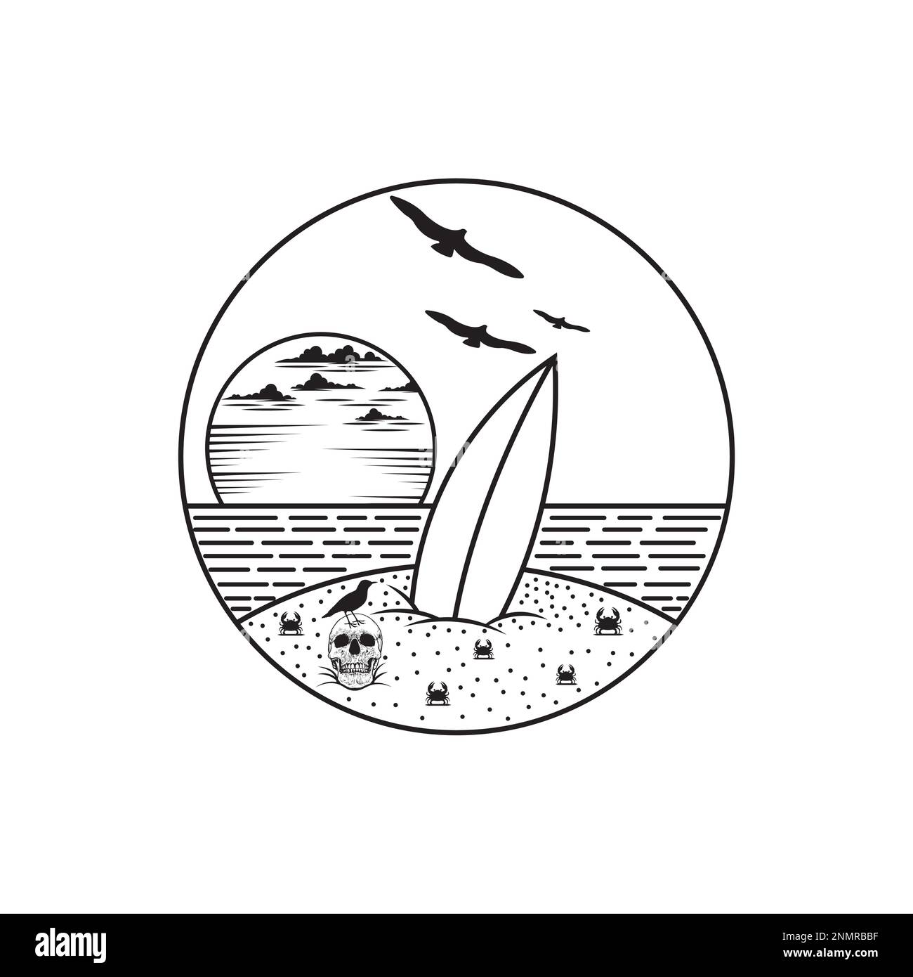 Ocean Landscape Drawings Ocean scenery sketch by ChurpHerpDerp on ...