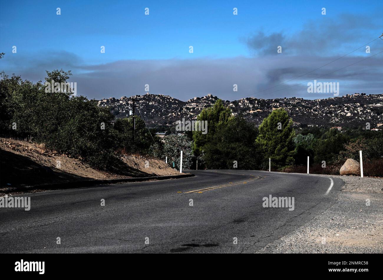 The Chaparral Fire, off Cleveland Forest and Tenaja Roads in Murrieta ...