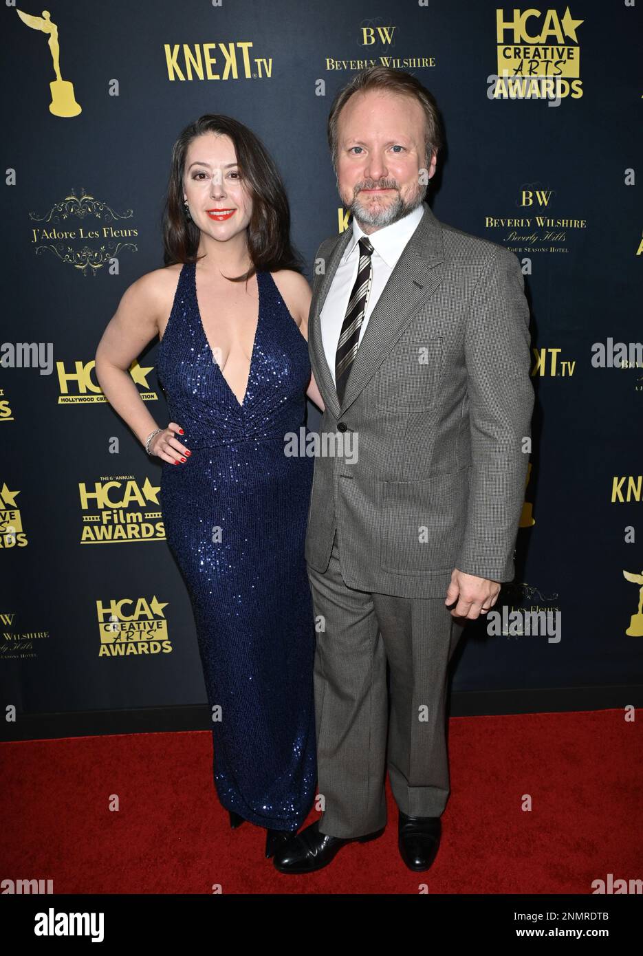 Los Angeles, USA. 24th Feb, 2023. Karina Longworth & Rian Johnson at ...