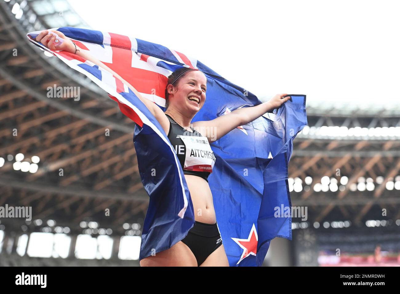 New Zealand's AITCHISON Danielle celebrate after placing 2nd in the ...