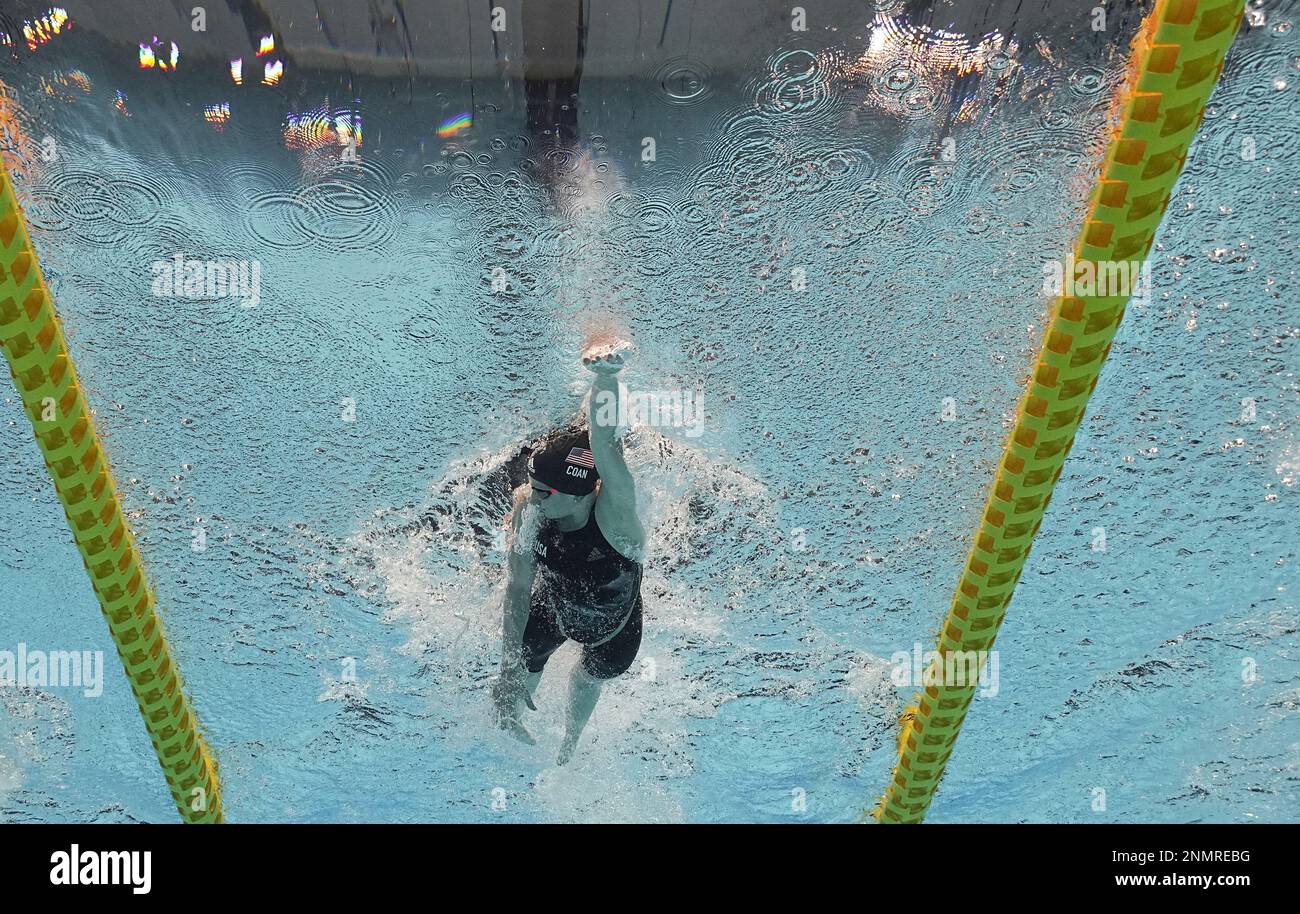 USA's COAN McKenzie competes during the Women's 400m Freestyle - S7 ...