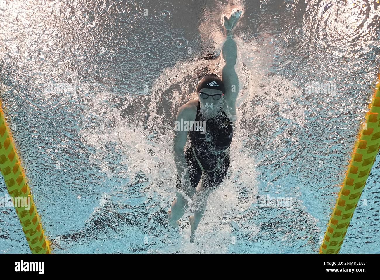 USA's COAN McKenzie competes during the Women's 400m Freestyle - S7 ...