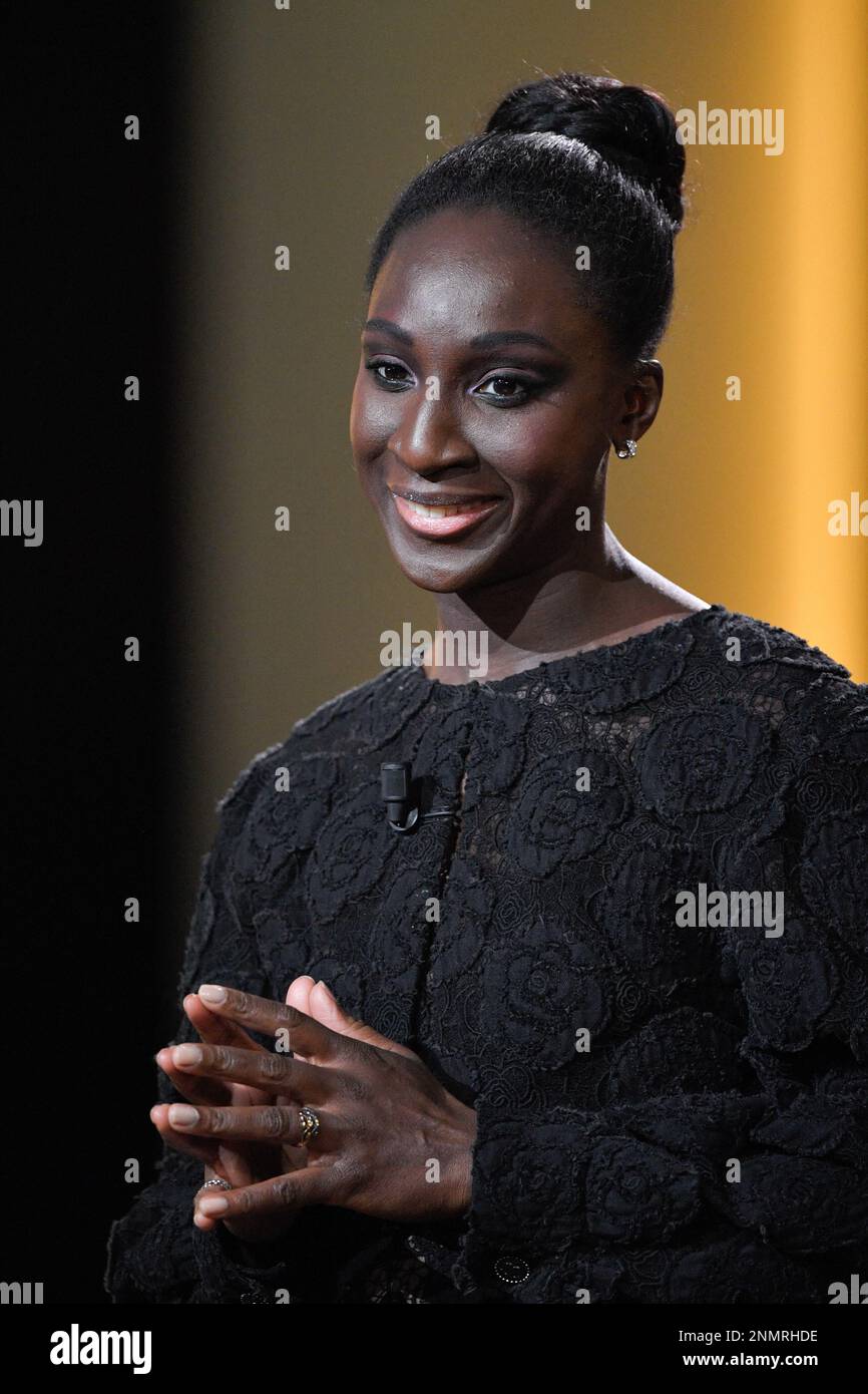 Eye Haidara during the 48th Cesar Film Awards at L'Olympia in Paris ...
