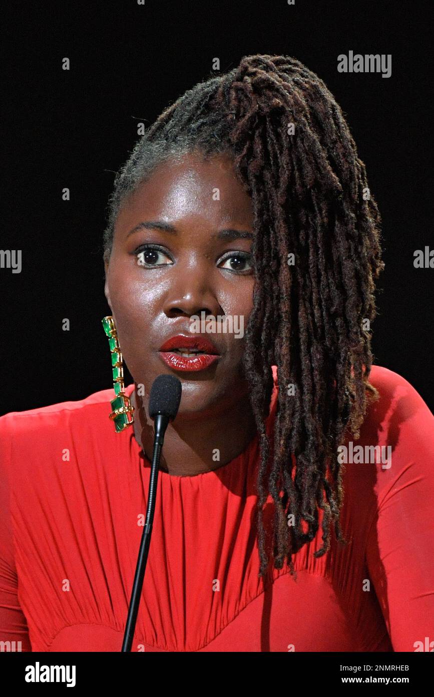 Alice Diop Receive The Best First Film Cesar Award For The Movie Saint