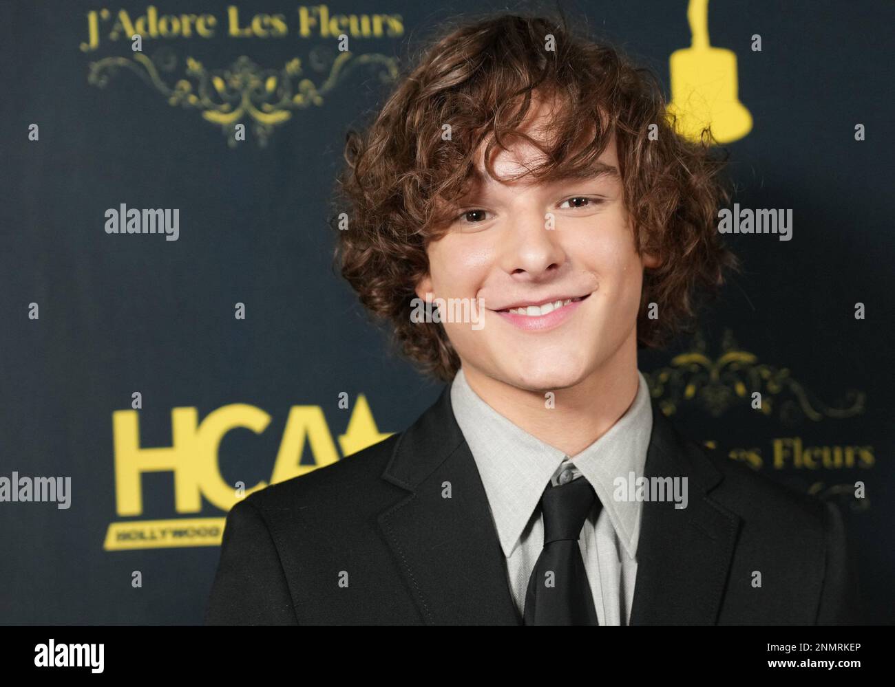Mason Thames arrives at the 2023 HCA Film Awards held at the Beverly ...