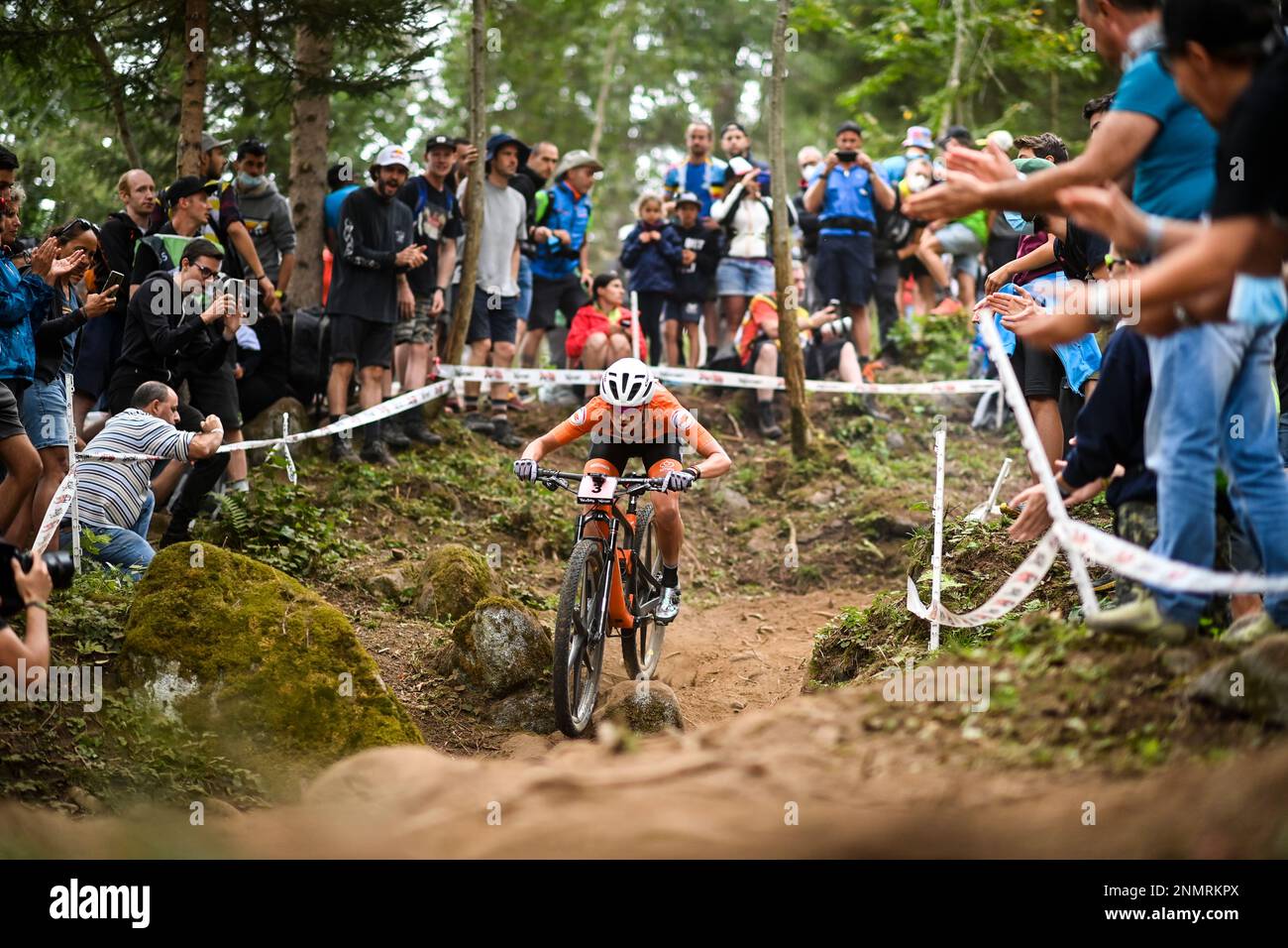 Anne Terpstra of the Netherlands competes during the Women's Elite ...