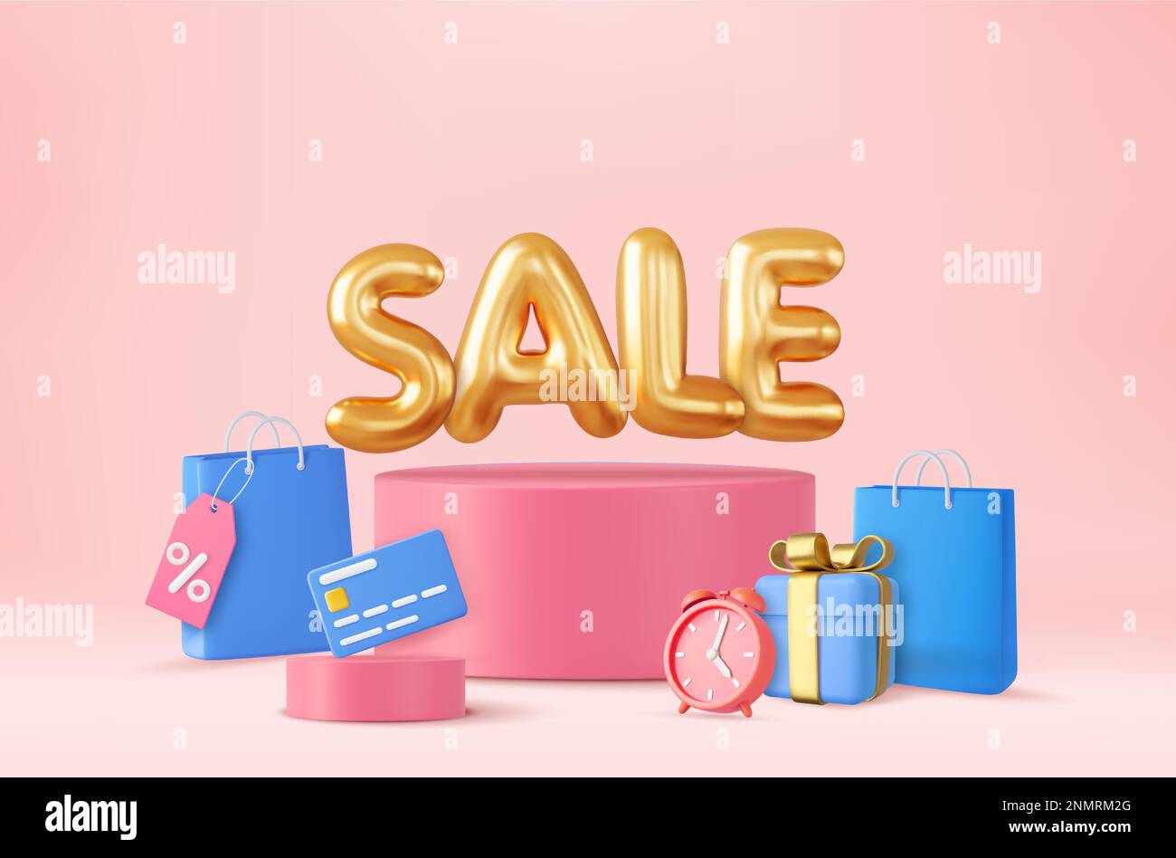 3d Great discount sale banner design Stock Vector Image & Art - Alamy
