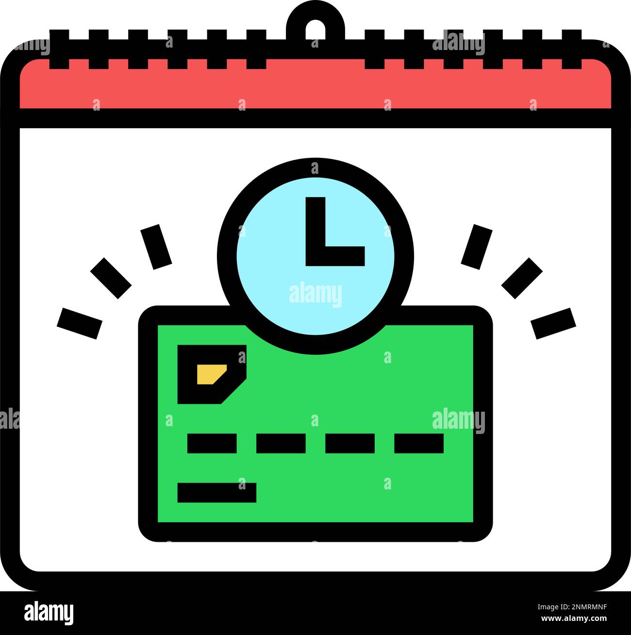 payment holiday color icon vector illustration Stock Vector Image & Art ...