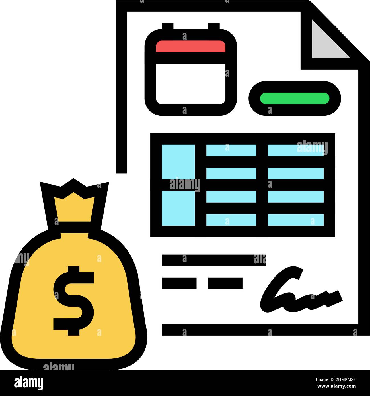 Loan disbursement Stock Vector Images - Alamy