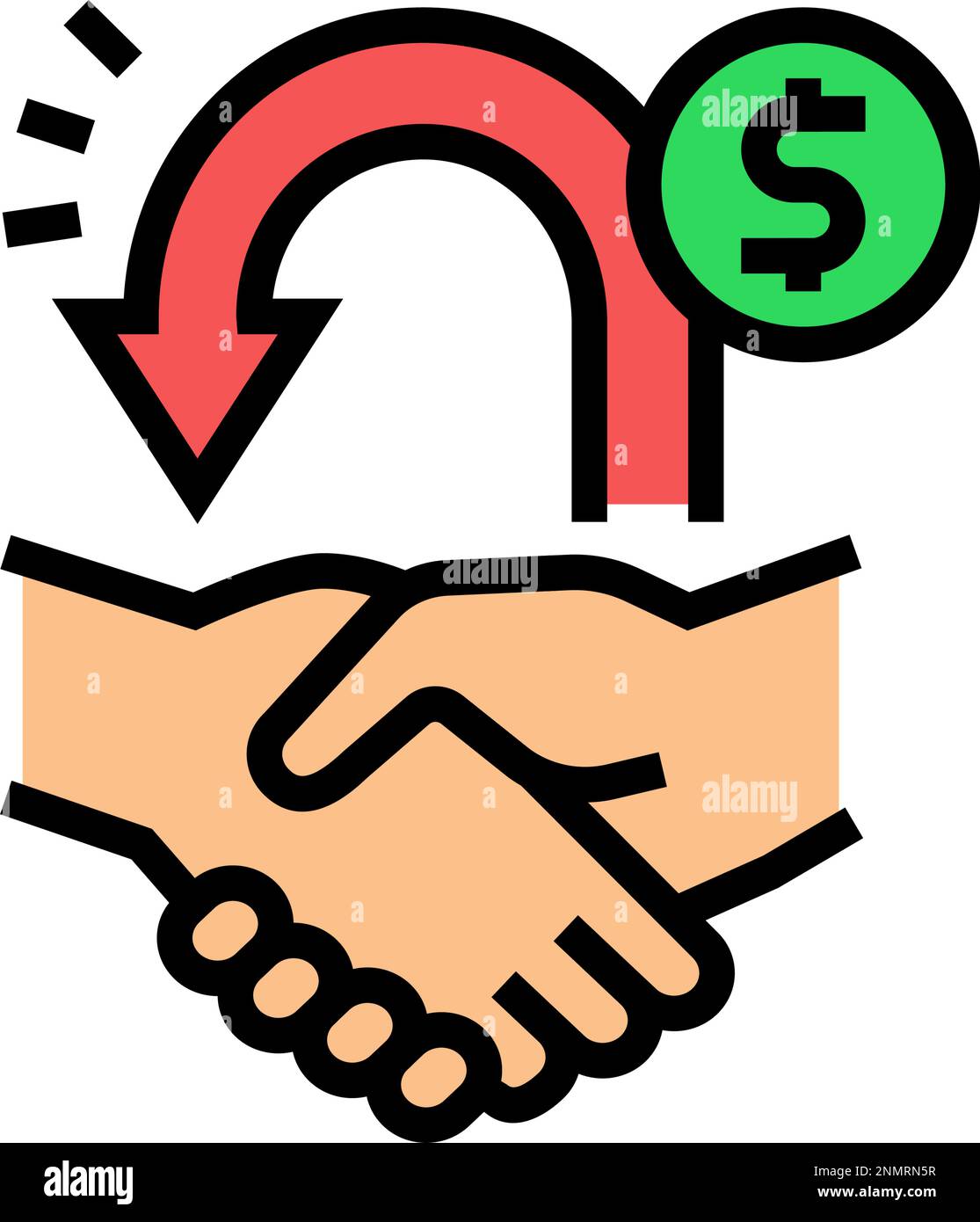repayment color icon vector illustration Stock Vector Image & Art - Alamy