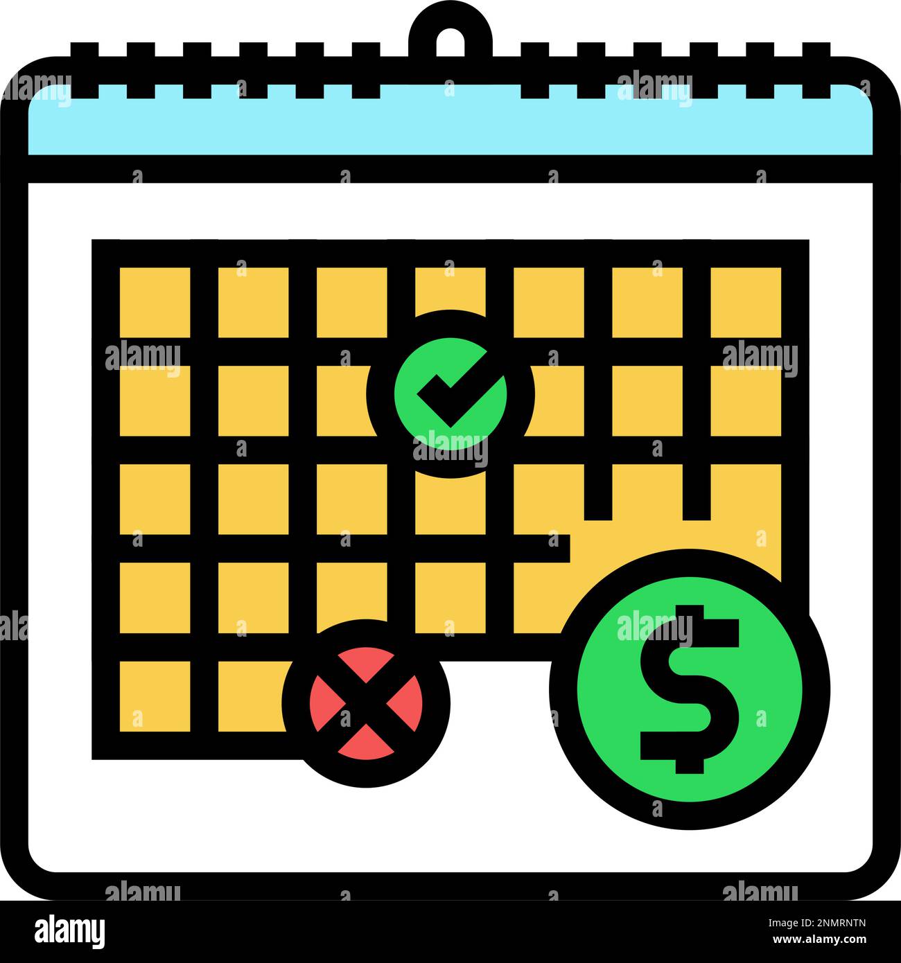 early repayment color icon vector illustration Stock Vector Image & Art ...