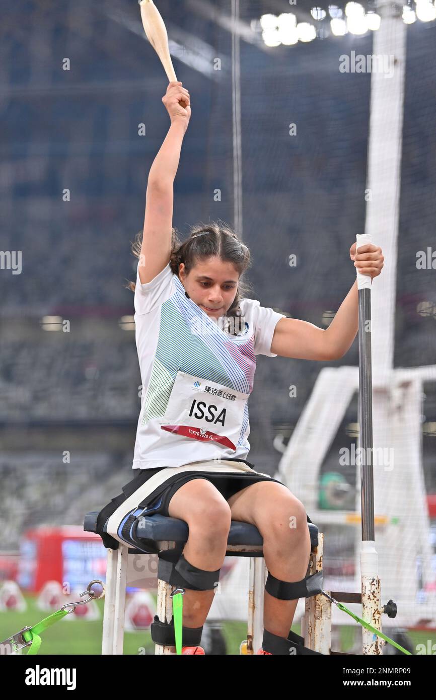 ISSA Alia, the only female athlete of the Refugee Paralympic Team ...