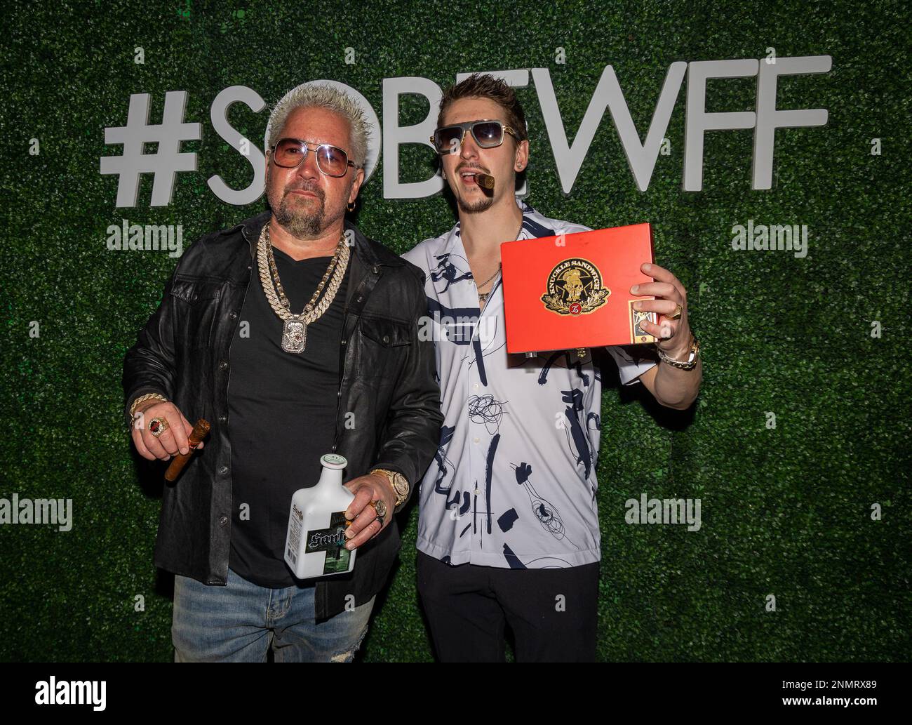 MIAMI BEACH, FL - FEBRUARY 24: Guy Fieri and Hunter Fieri are seen at ...