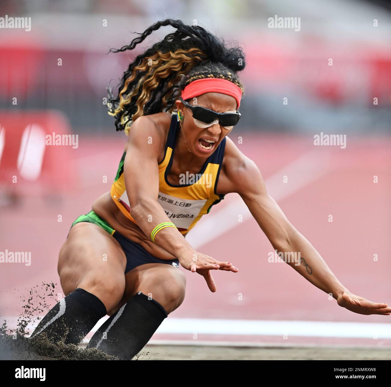 COSTA de OLIVEIRA Silvania of Brazil competes during Athletics women's ...