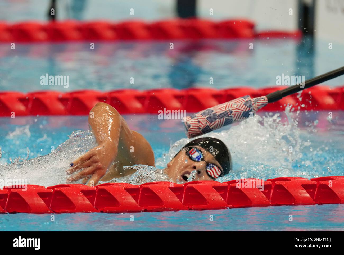 USA's PAGONIS Anastasia competes during the Women's 400m Freestyle ...
