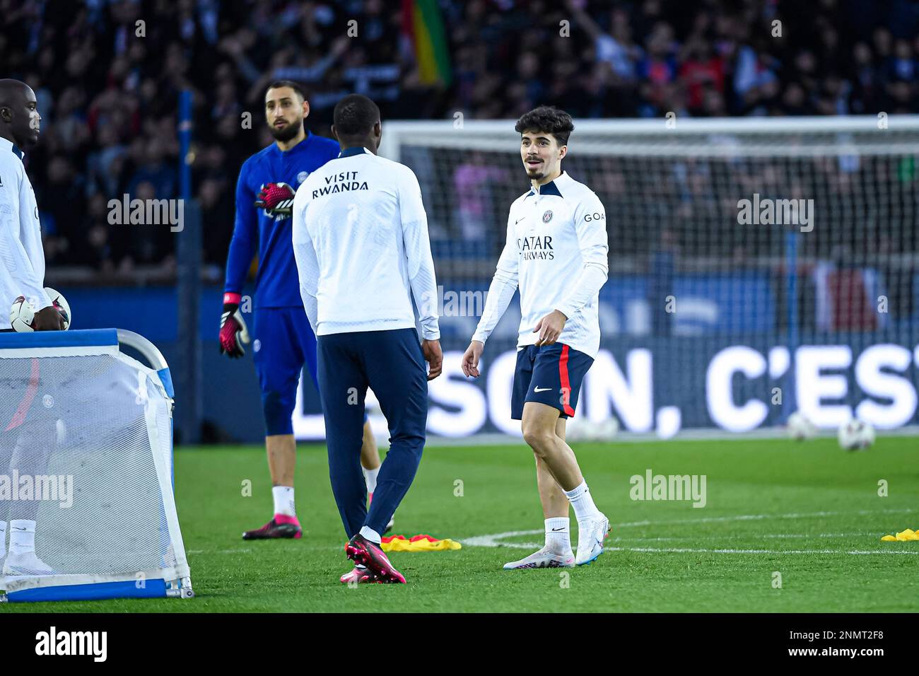 Vitor Machado Ferreira (Vitinha) during the public training of the ...