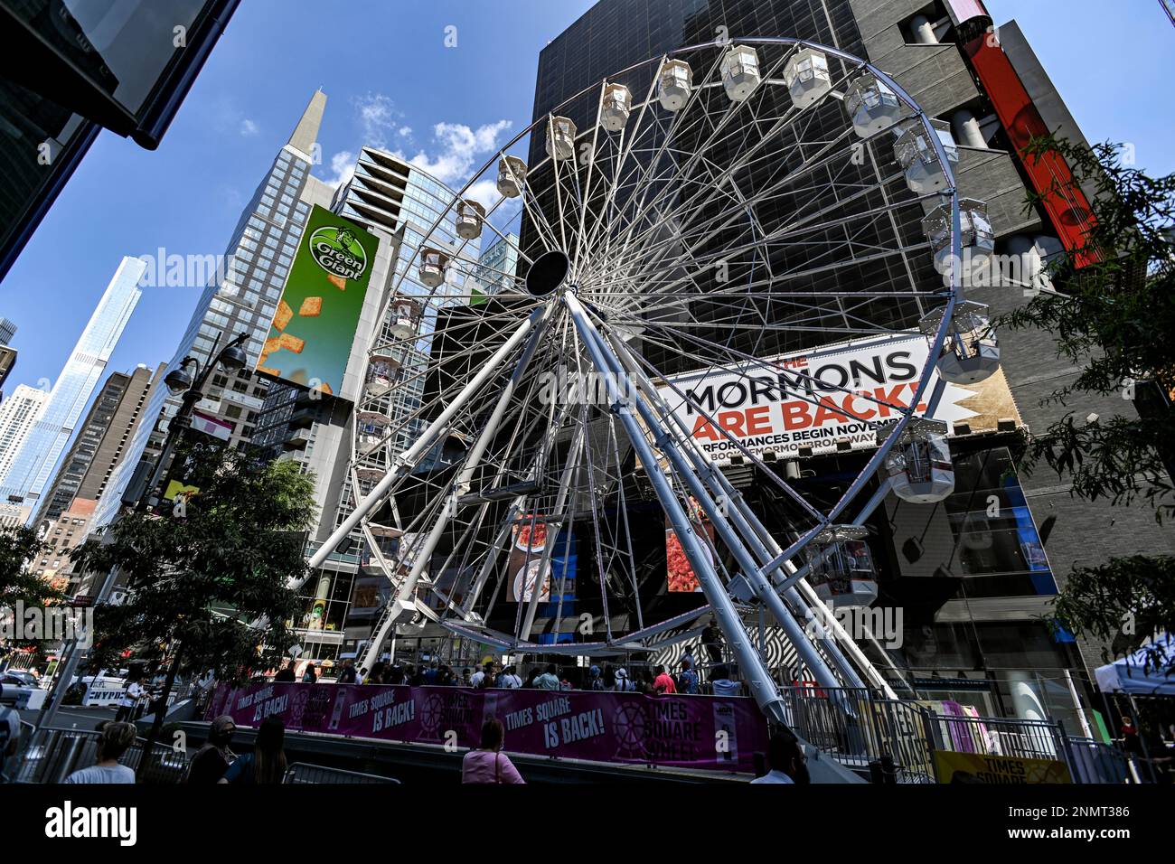 Photo by: NDZ/STAR MAX/IPx 2021 8/25/21 A view of the Times Square ...