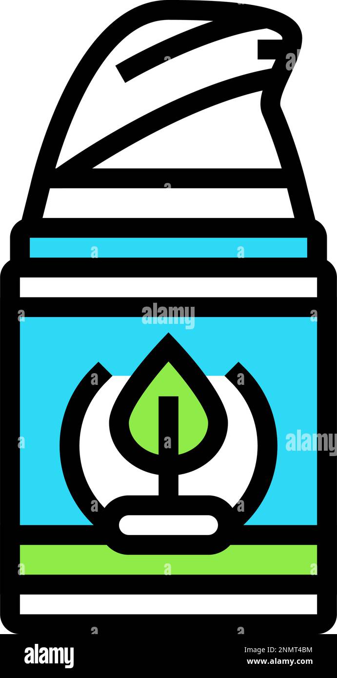 natural ingredient cream color icon vector illustration Stock Vector ...