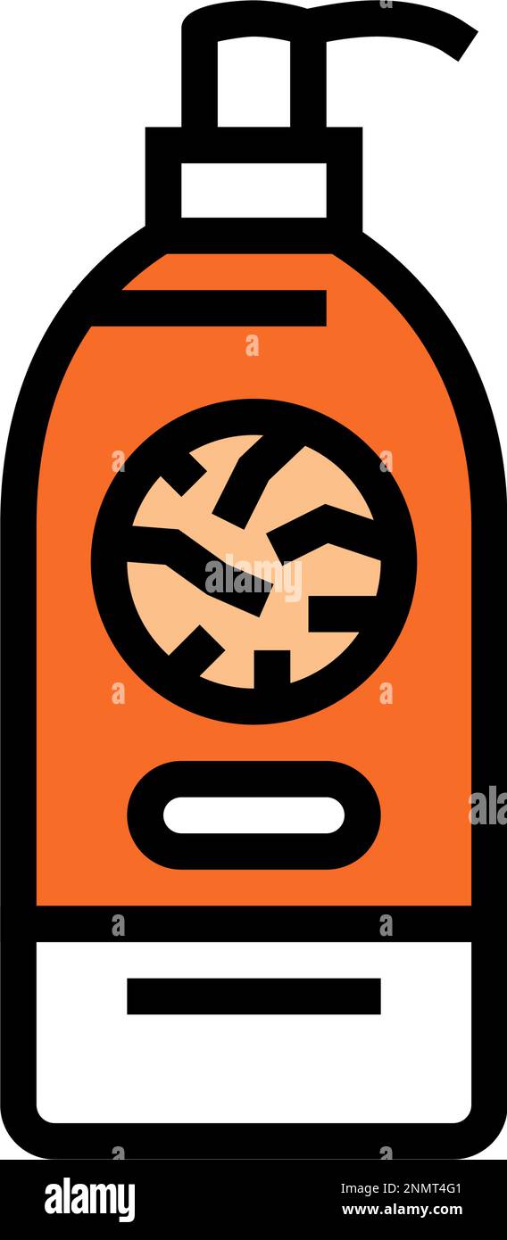 dry skin cream color icon vector illustration Stock Vector Image & Art ...