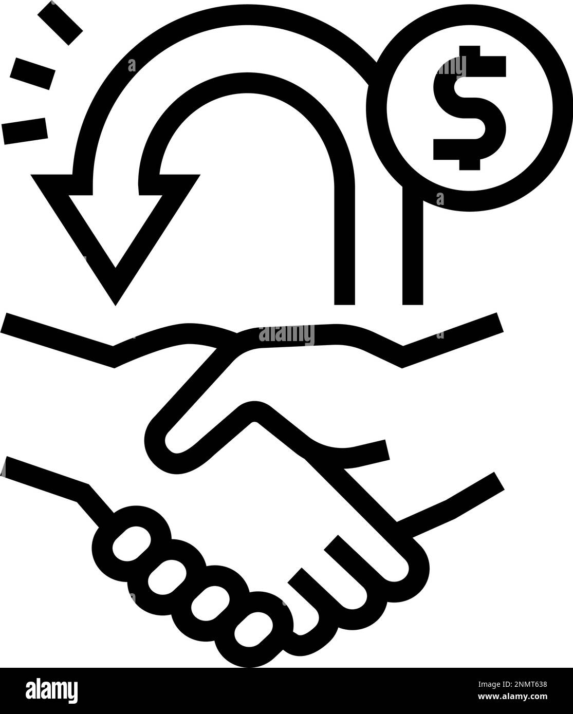 repayment line icon vector illustration Stock Vector Image & Art - Alamy