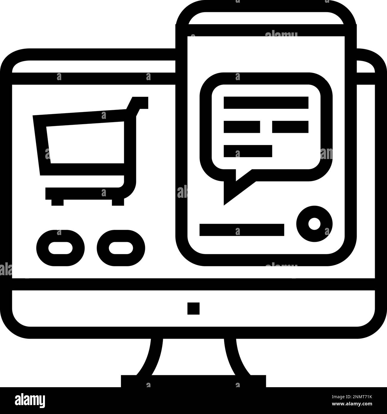 Sales magnet icon outline hi-res stock photography and images - Alamy