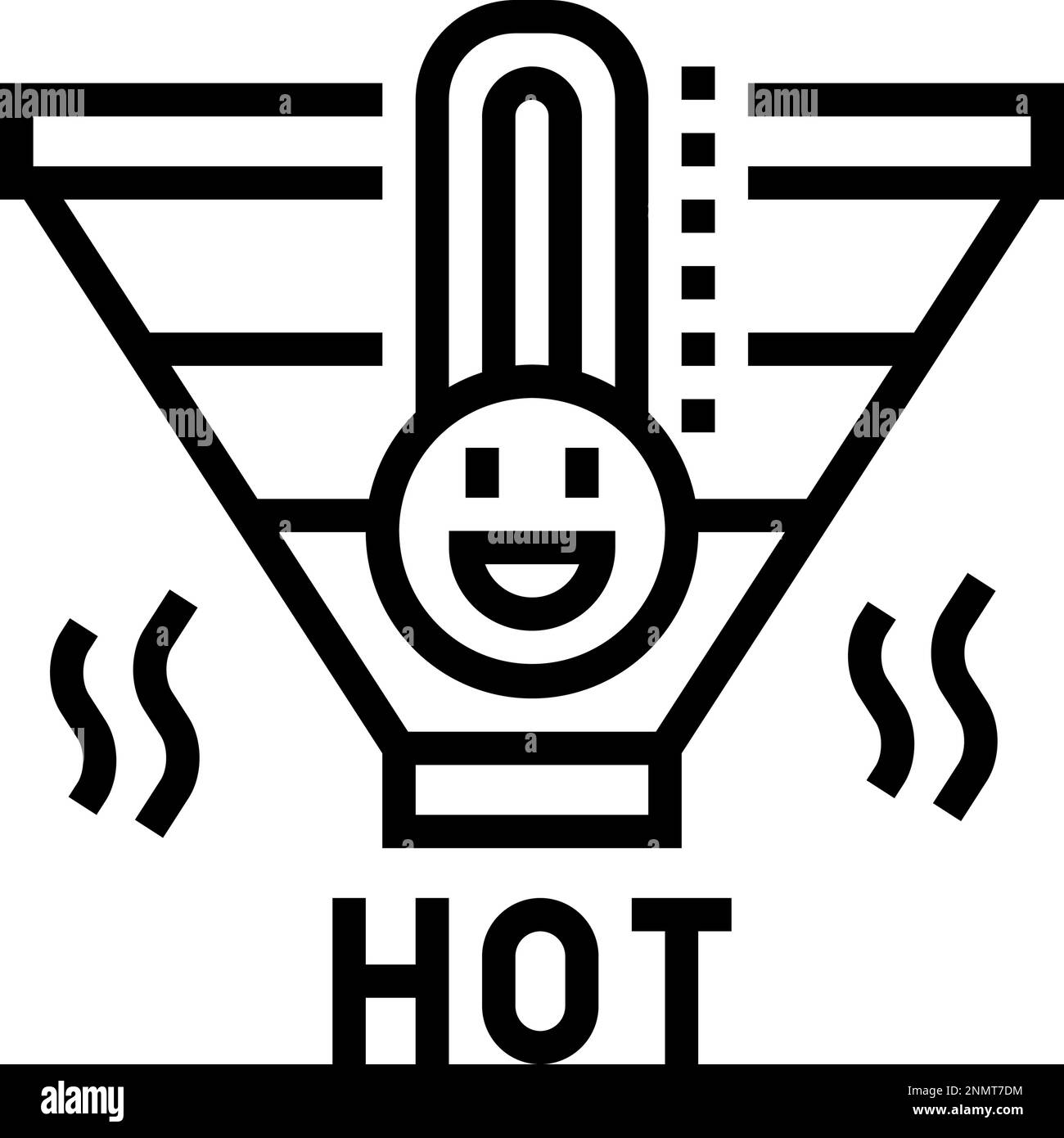 hot leads line icon vector illustration Stock Vector Image & Art - Alamy