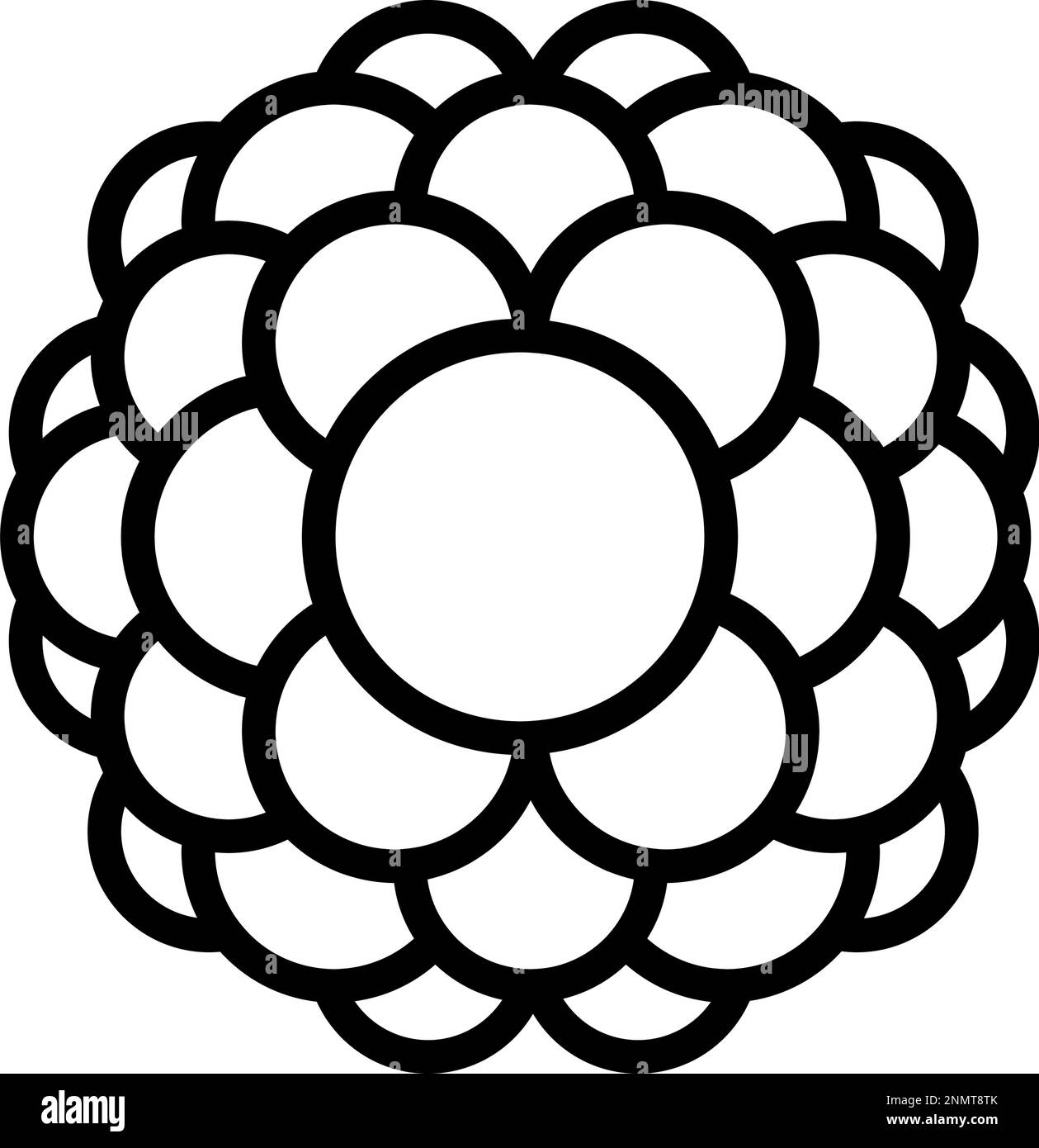 particle molecular structure line icon vector illustration Stock Vector ...