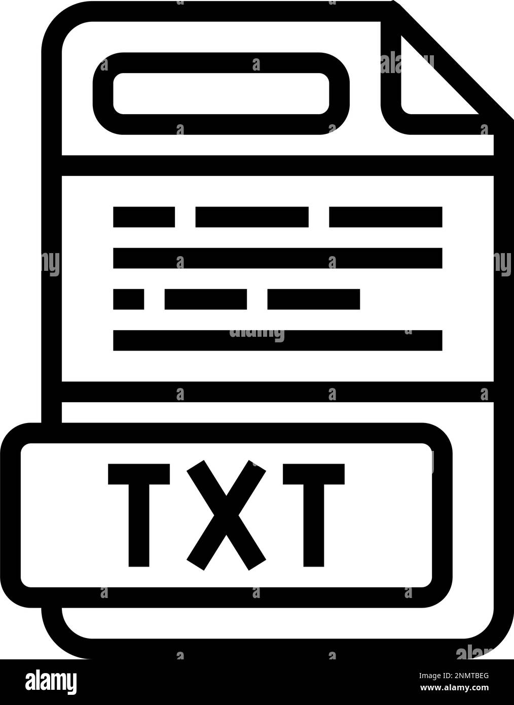 Black txt file document download Stock Vector Images - Alamy