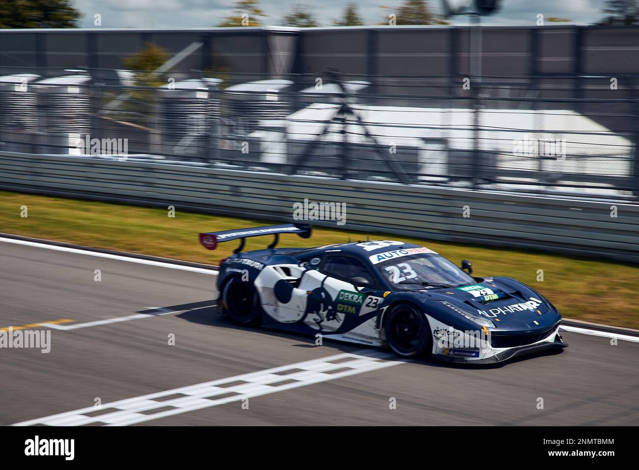 Thai driver Alex Albon celebrated the first DTM win of his career in ...