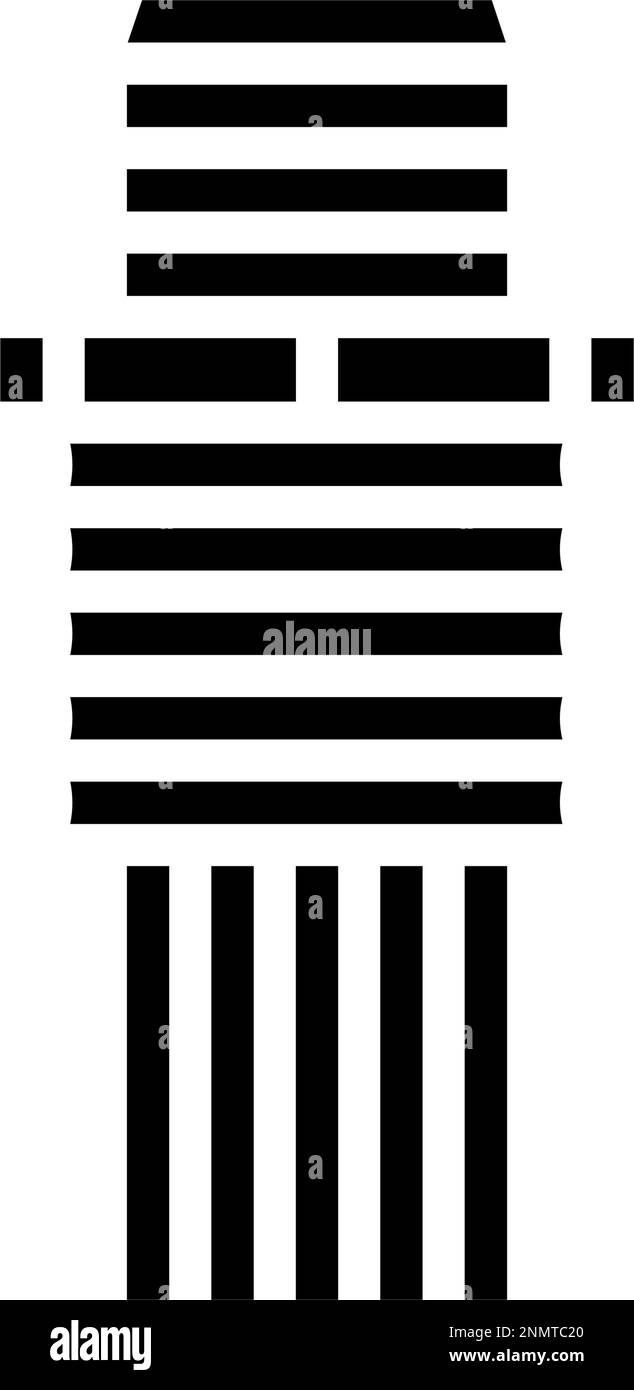 panel feed wire cable glyph icon vector illustration Stock Vector Image ...