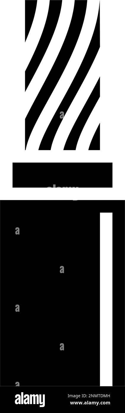 heat resistant flame retardant glyph icon vector illustration Stock ...