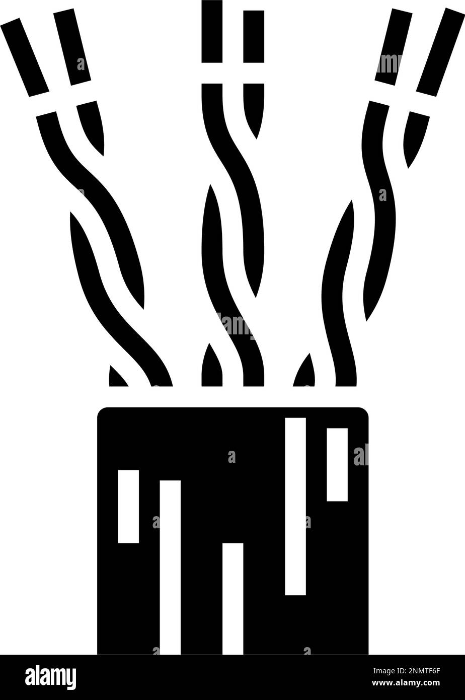 lan cable wire glyph icon vector illustration Stock Vector Image & Art ...