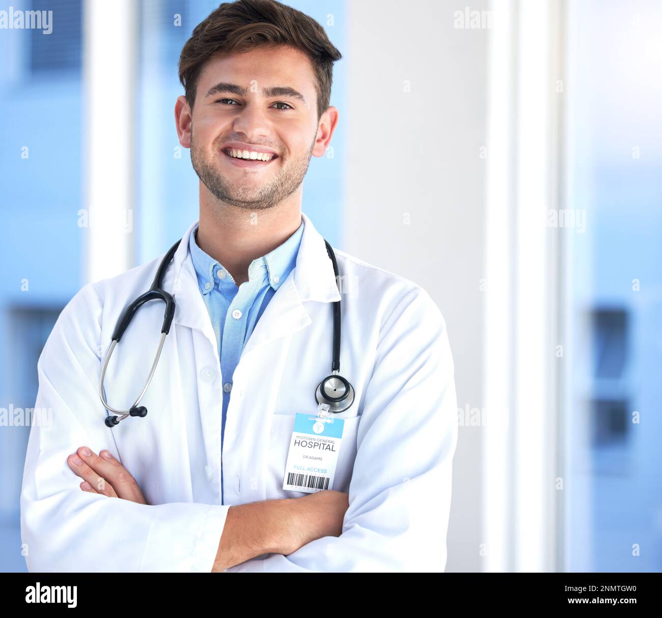 Doctor portrait usa hospital hi-res stock photography and images - Alamy